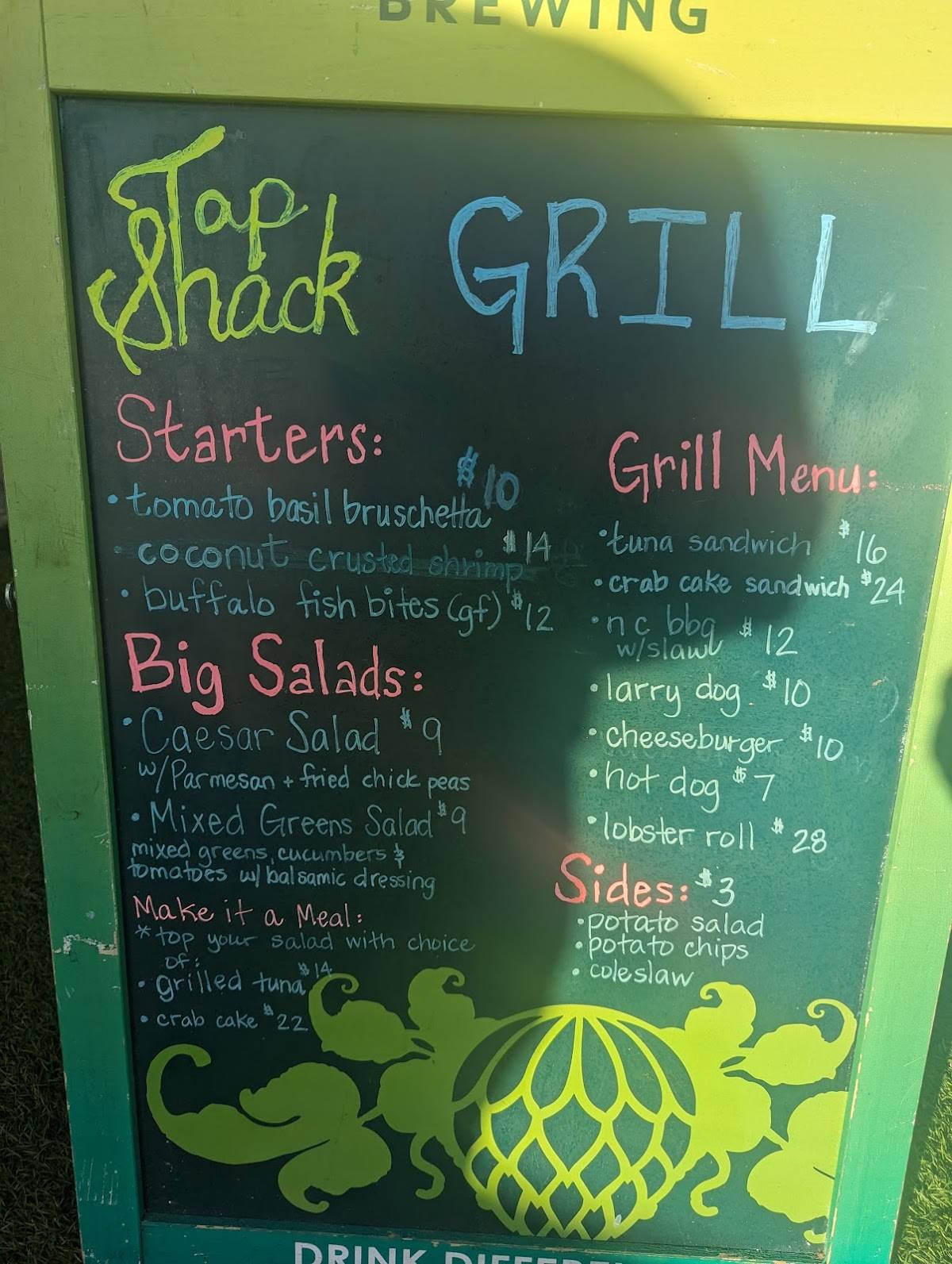 Menu at Coastal Cravings steakhouse, Duck