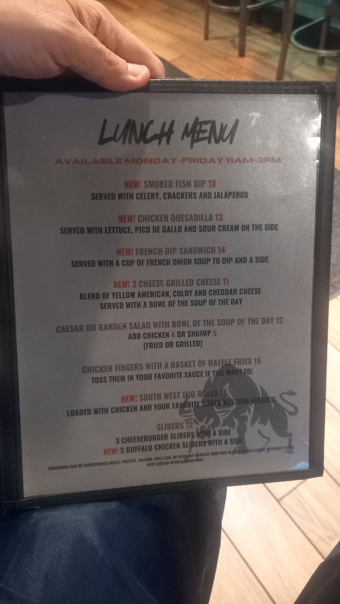 Menu at Jabbers Hometown Grill restaurant, Cocoa