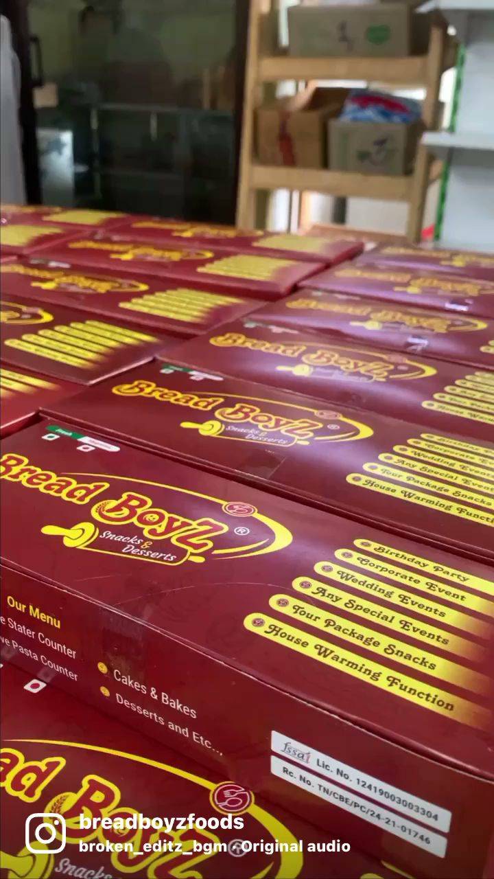 Menu at Breadboyz Factory Outlet, Coimbatore