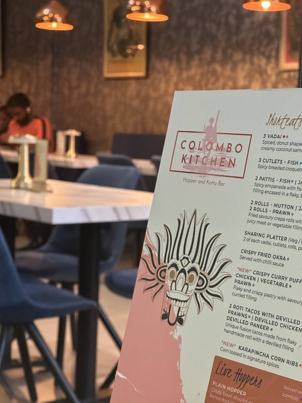 Menu at Colombo Kitchen - Hopper & Kottu Bar, Worcester Park