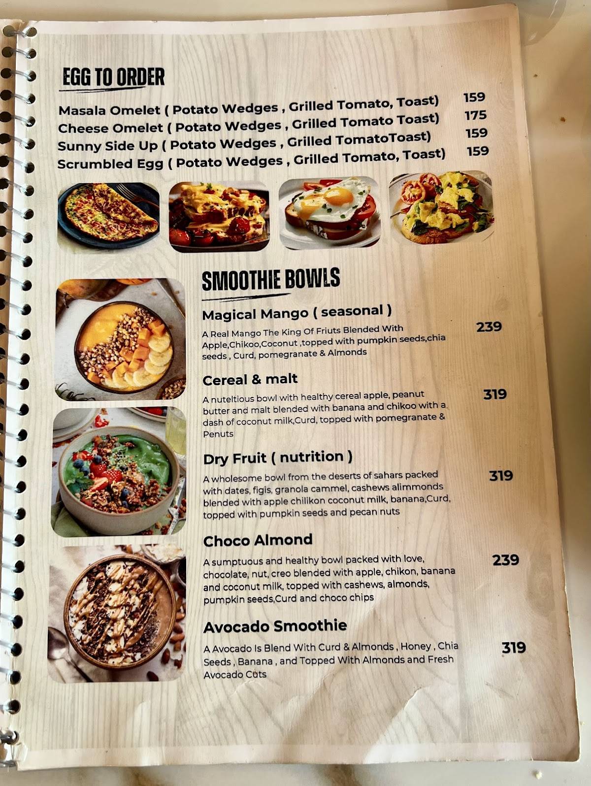 Menu at Columbus Coffee The Cozy Eatery, Hyderabad