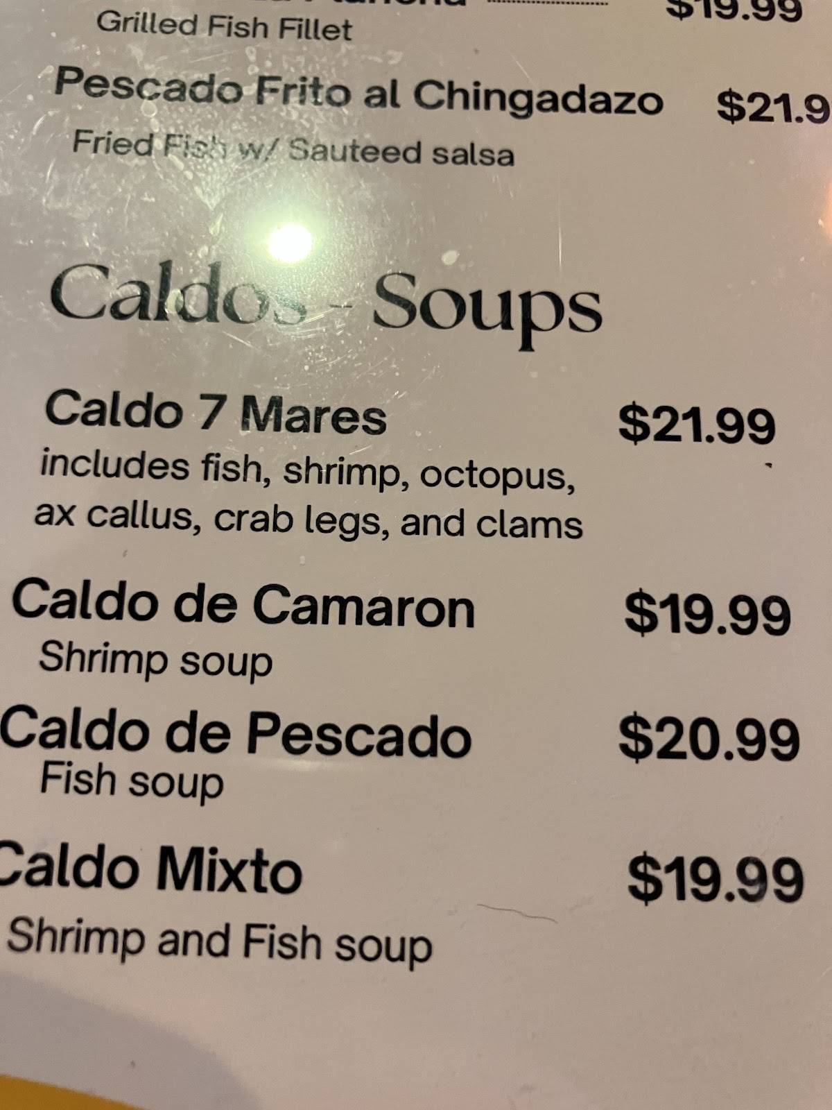 Menu At Coscorron Mexico In My Kitchen Restaurant Phoenix