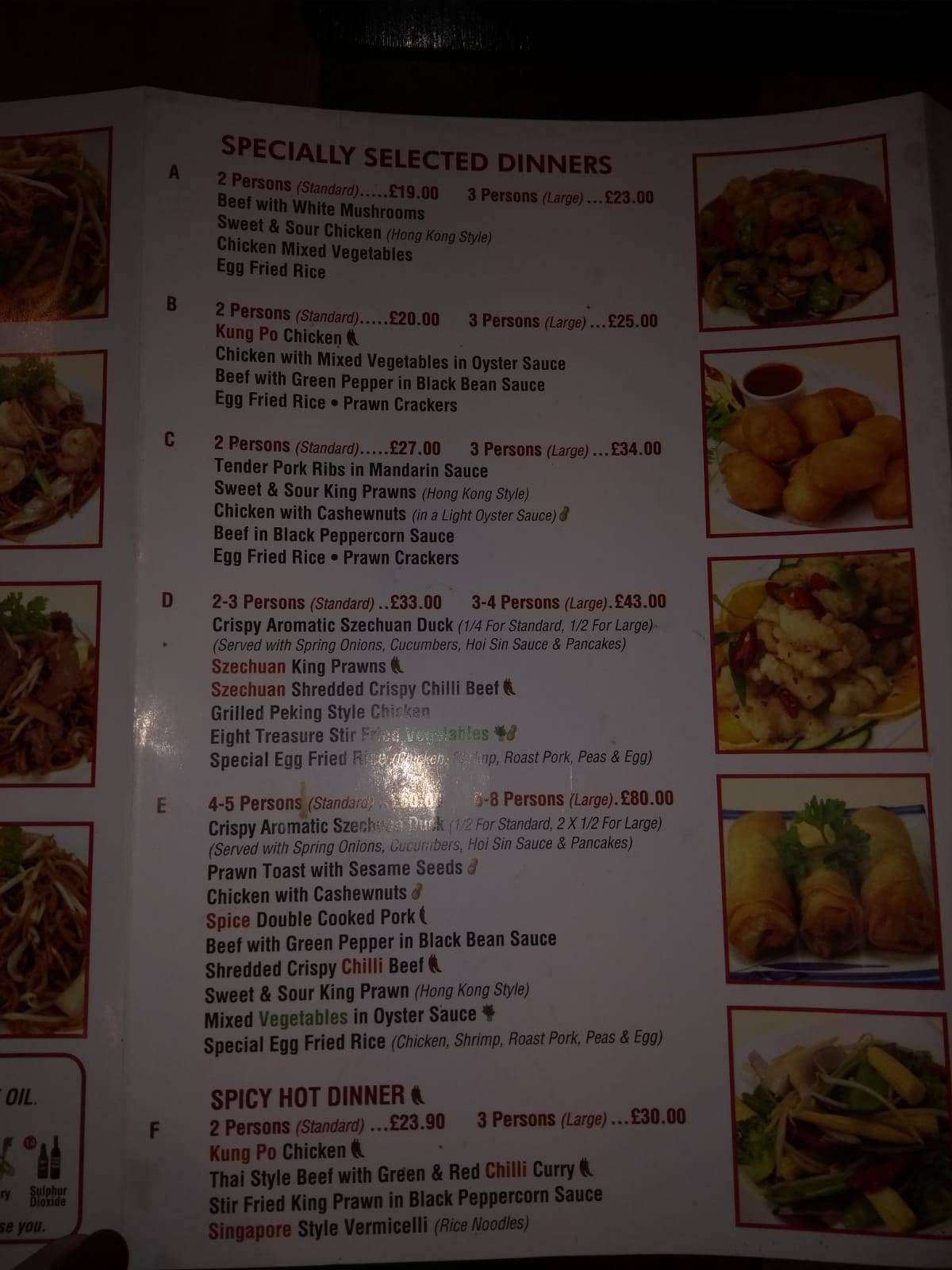 Menu at Cranleigh Fish Bar, Cranleigh