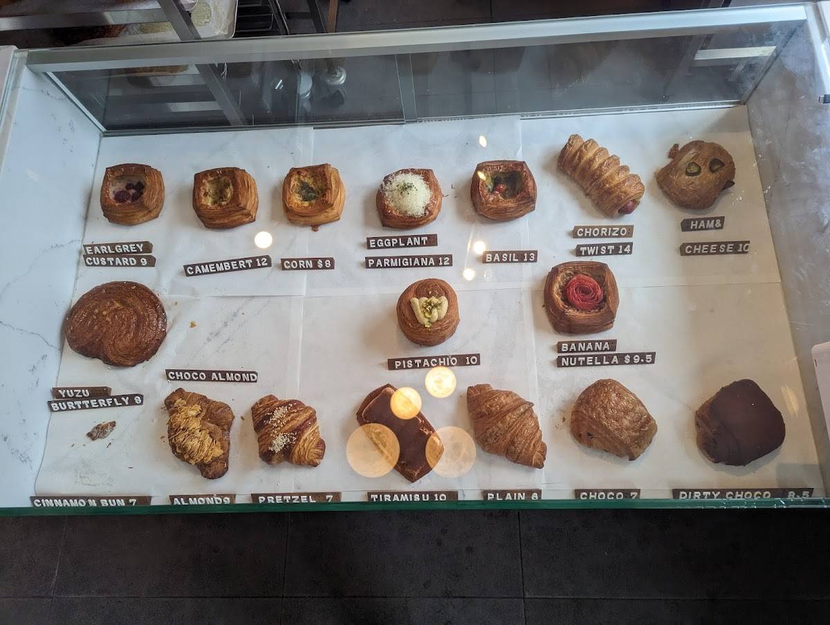 Menu at Crescent Croissanterie, Crows Nest
