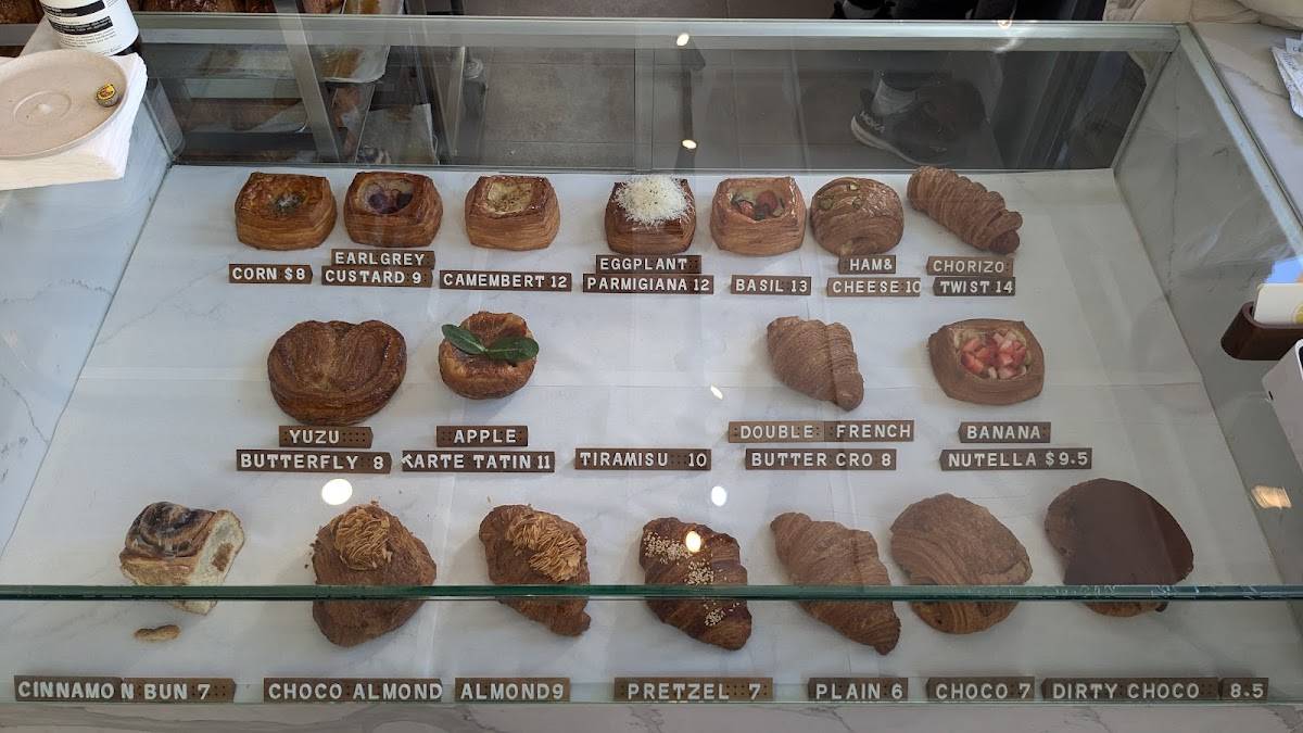 Menu at Crescent Croissanterie, Crows Nest