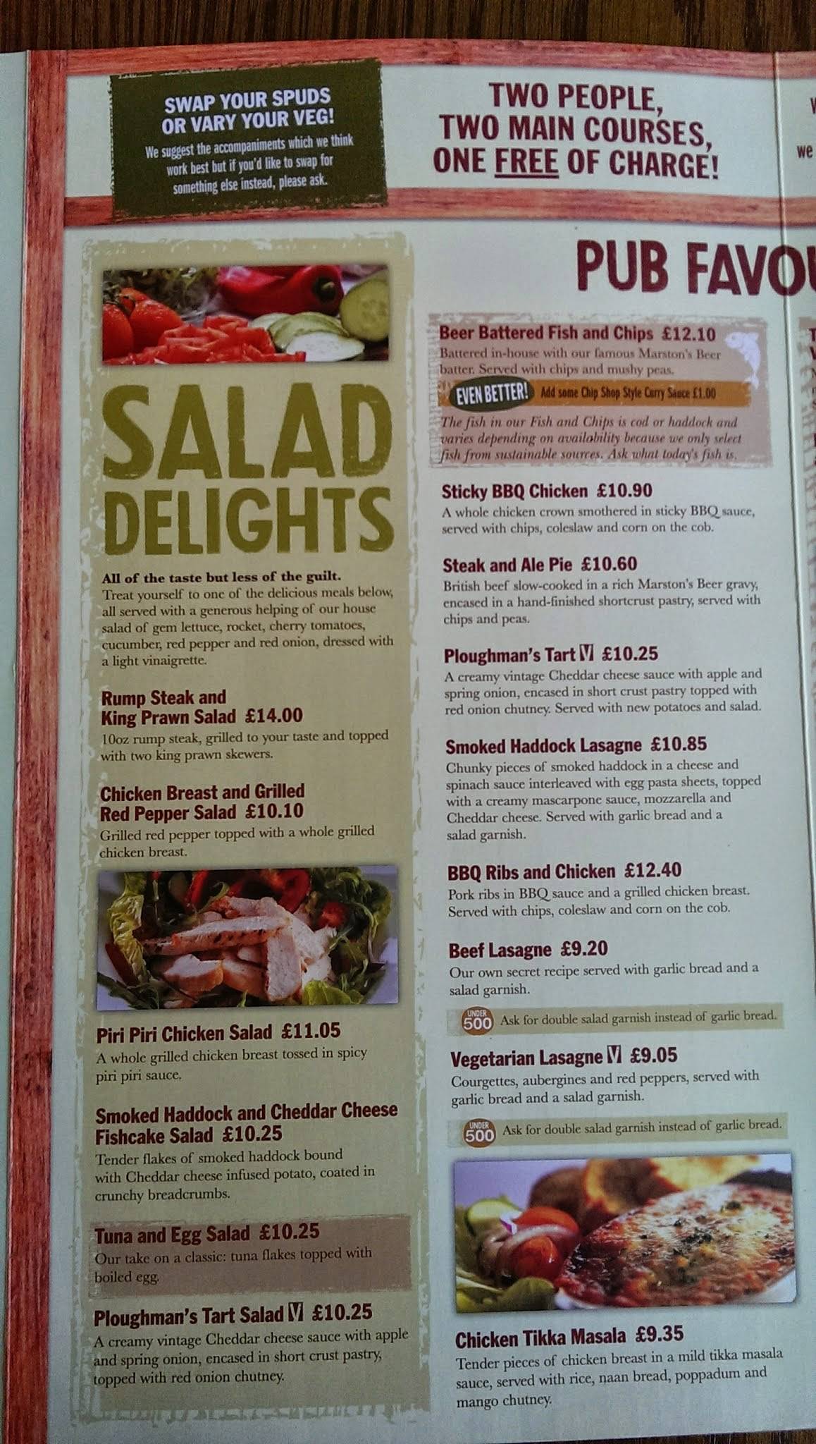 Menu at Crown pub & bar, Llay, Llay