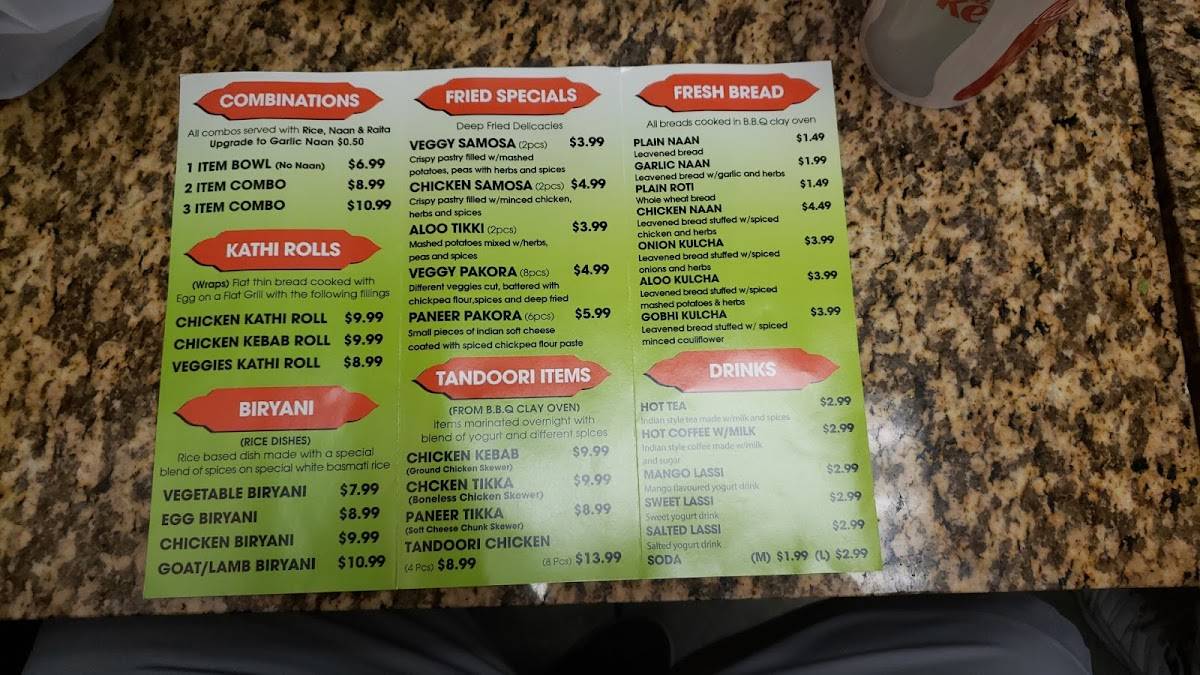 Menu at Curry Hut - Express Indian Food restaurant, Pico Rivera ...