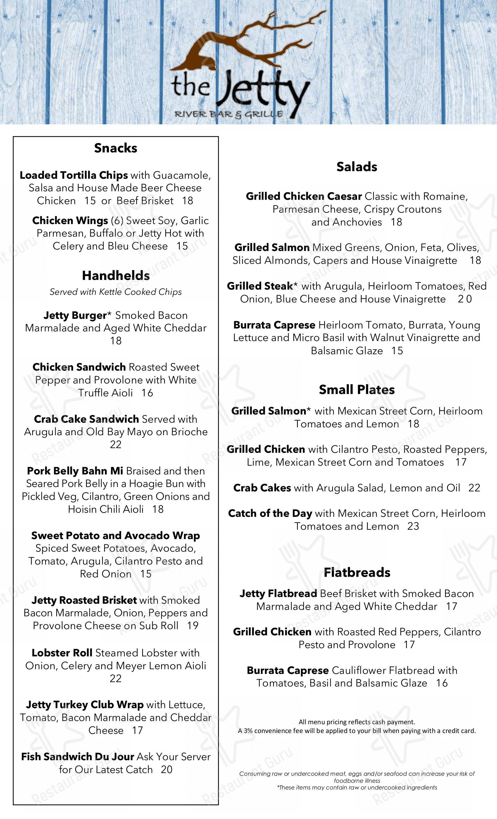 Menu at Beau's on the River restaurant, Cuyahoga Falls