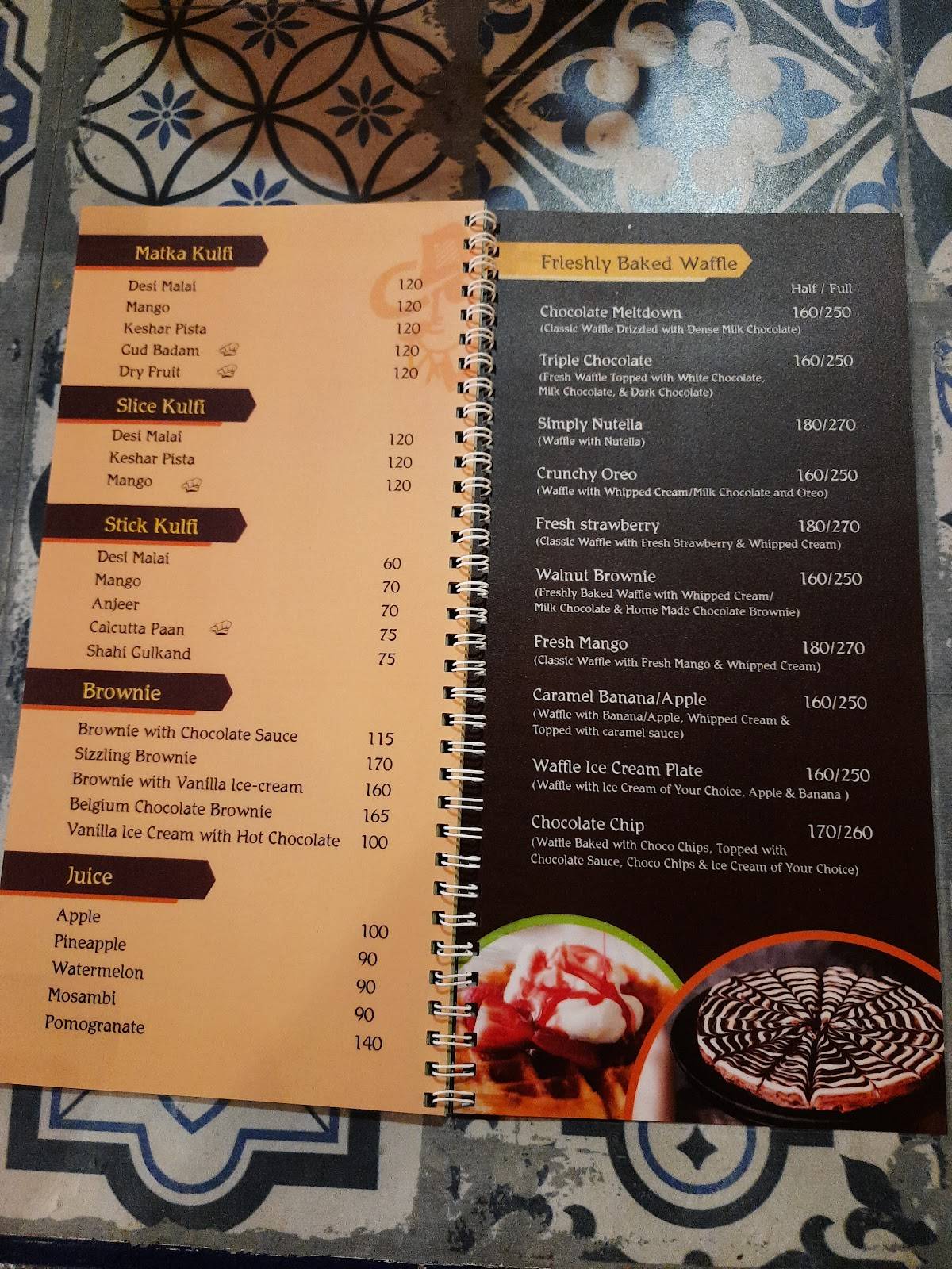 Menu at DC Cafe, Ahmednagar