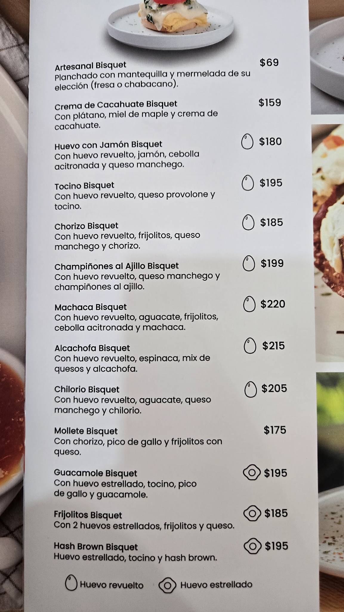 Carta del restaurante DOLCE BISQUET - CANCUN LAS AMERICAS, Cancún