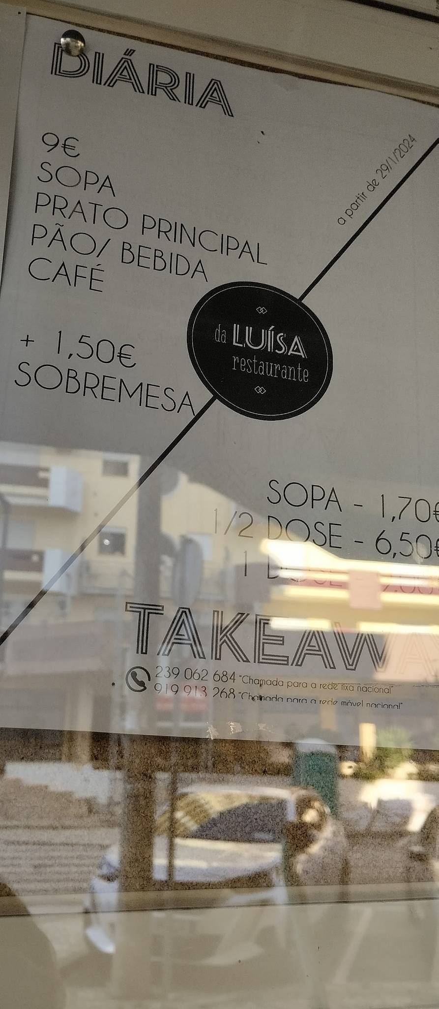 Menu em Da Luísa Restaurante, Coimbra