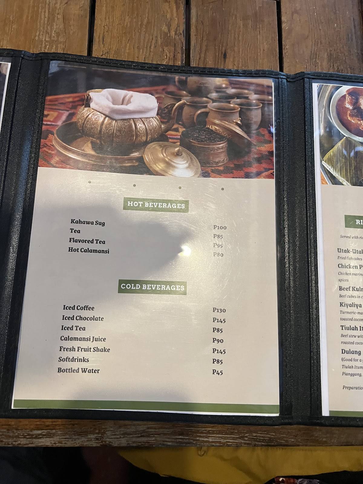 Menu at Dennis Coffee Garden cafe, Zamboanga, Labuan - Limpapa National ...