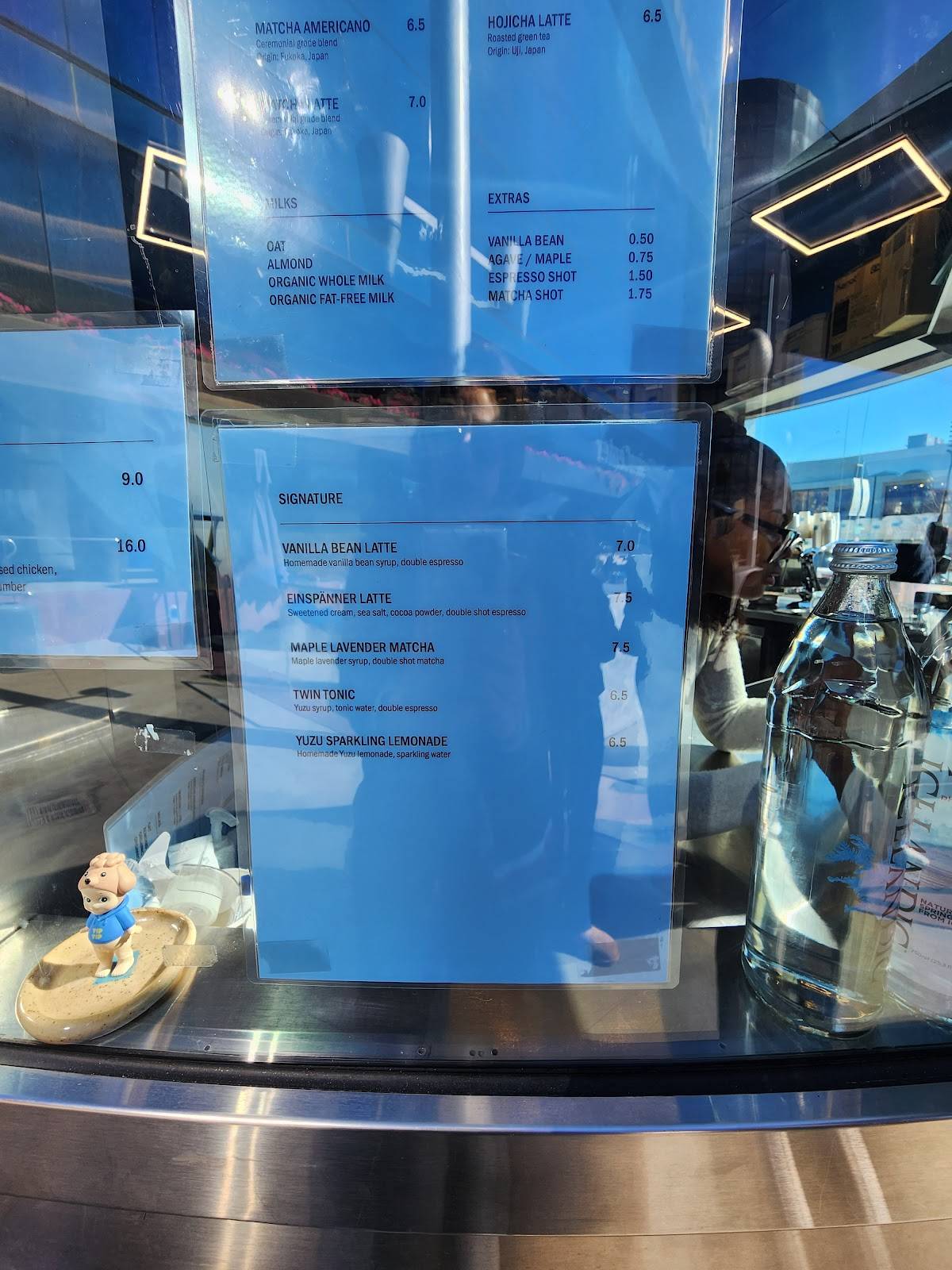 Menu at Design Cafe, Los Angeles