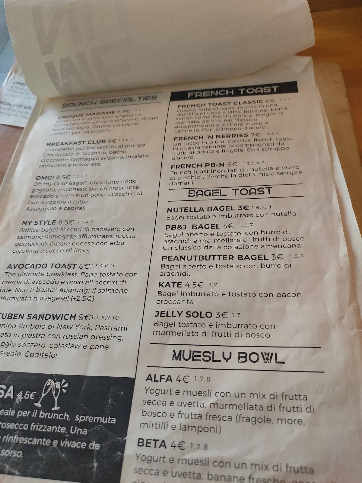 Menu at Devil's Sweets - Bar Pasticceria, Cremona