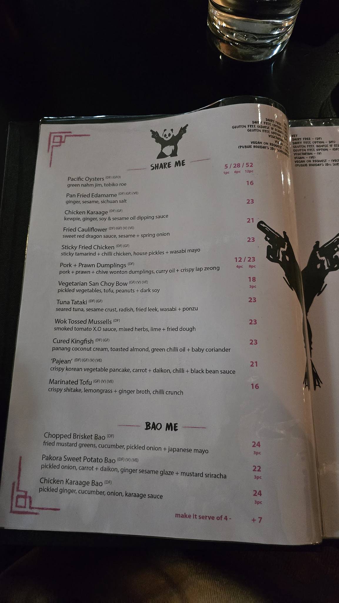 Menu at Din Dins restaurant, Albury