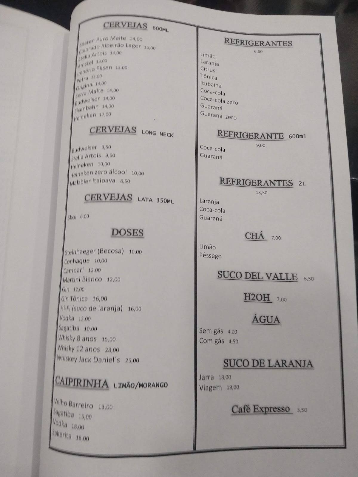 Menu em Dom Assad - Restaurante / Espetaria, Santos