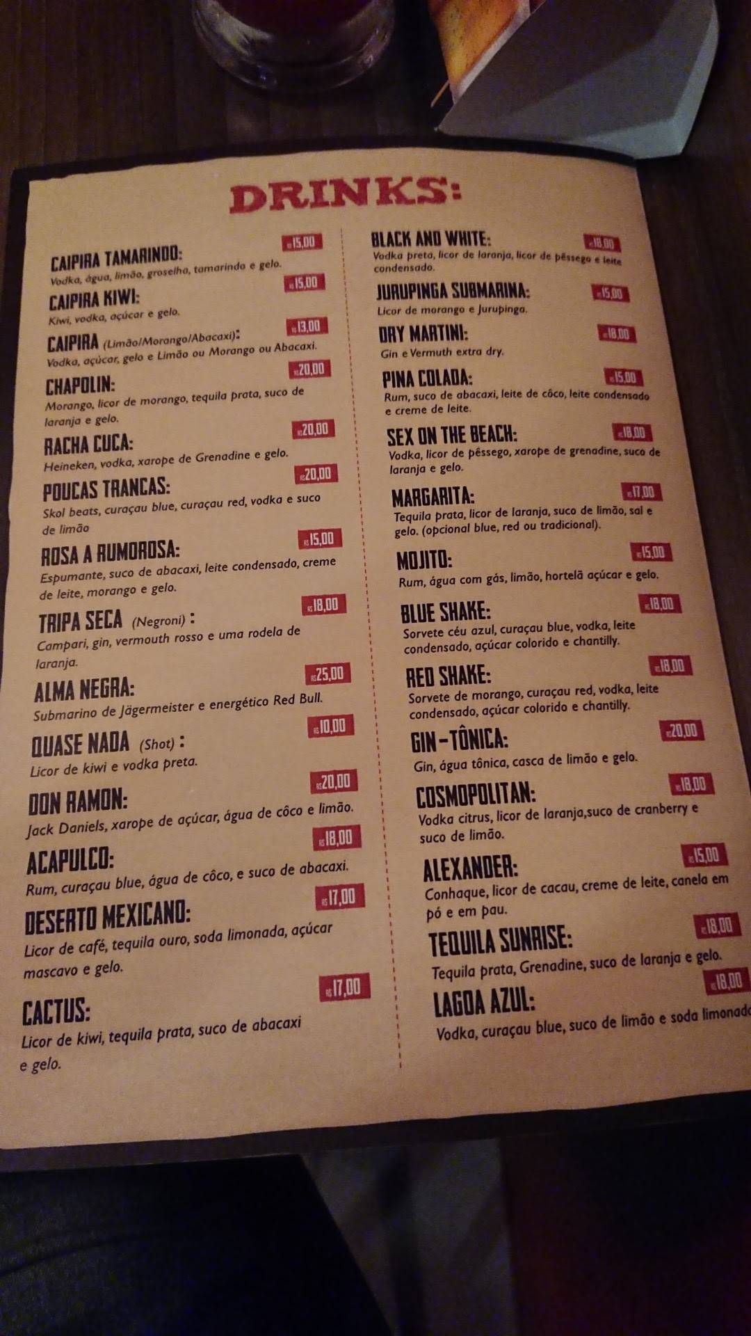 Menu em Don Ramon Burger restaurante, Ijuí