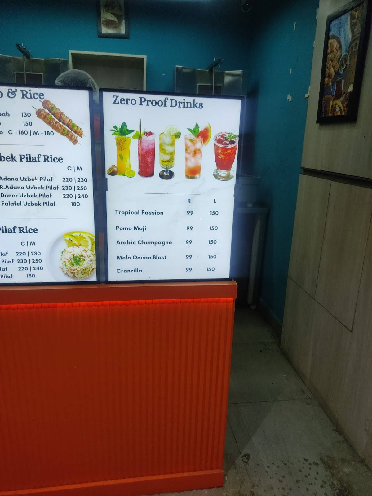 Menu at Doner & Shish, Chennai