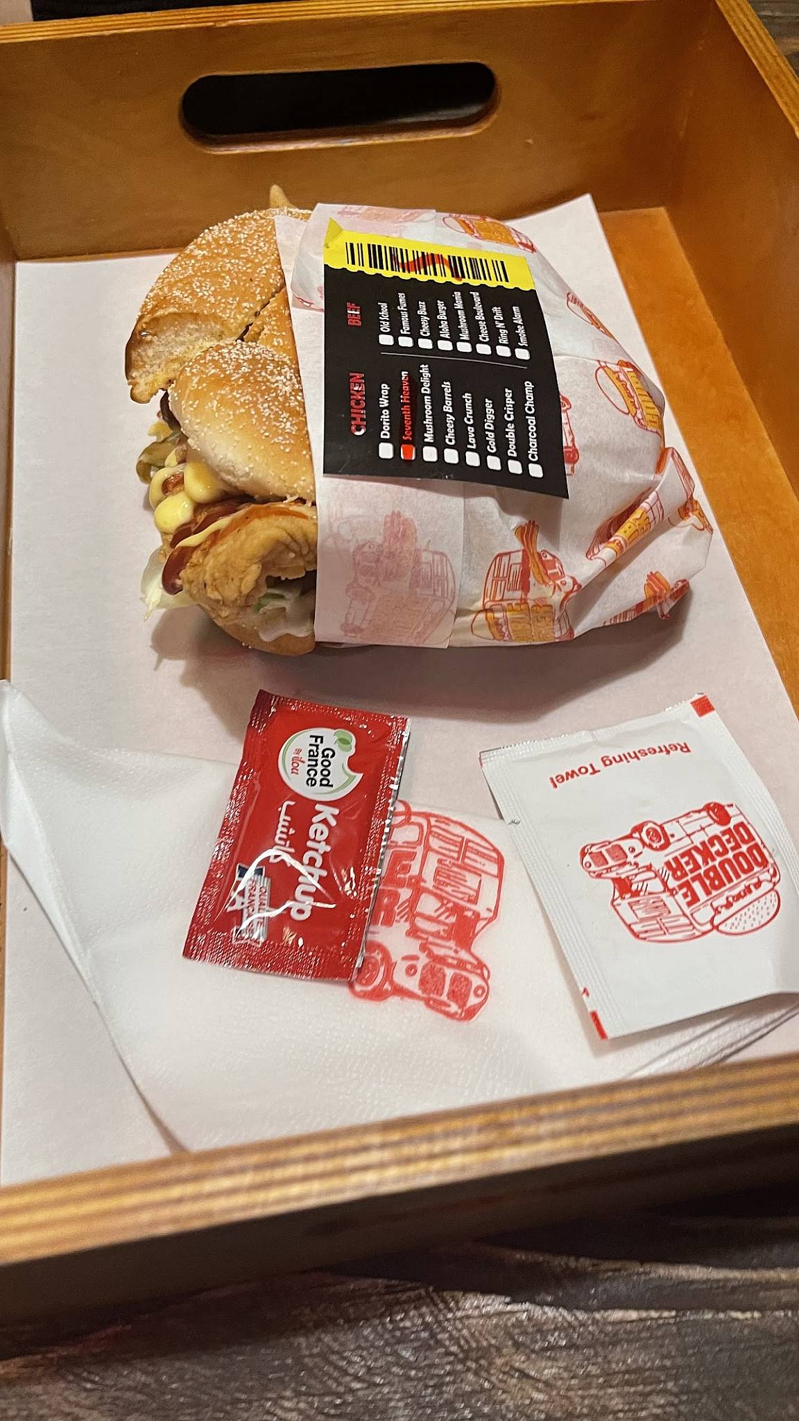 Menu at Double Decker restaurant, New Cairo City