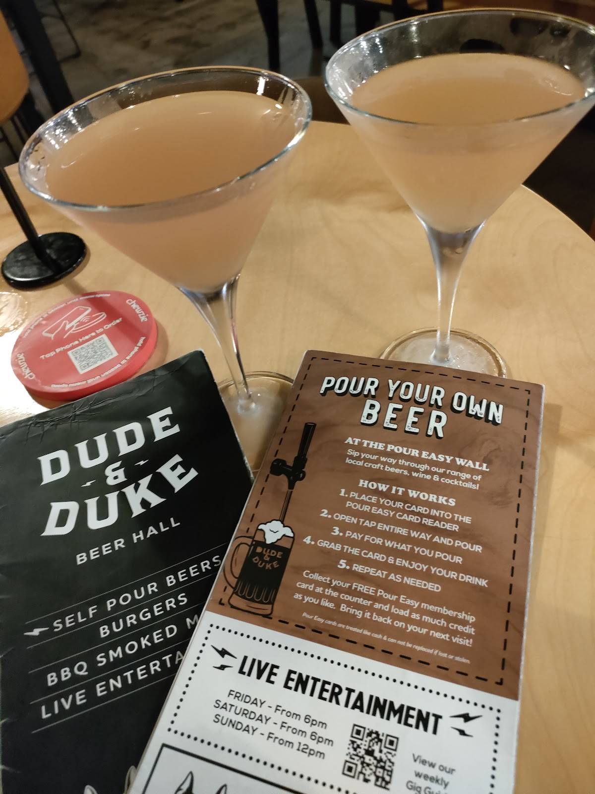 Menu at Dude and Duke - Bbq, Burgers, Beer., Deception Bay