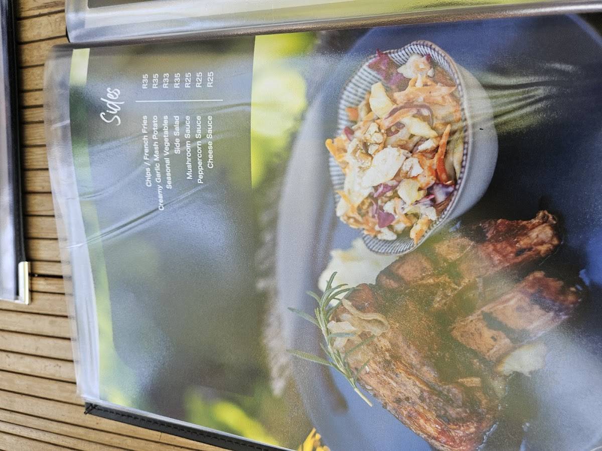 Menu at Duo Vine restaurant, Rustenburg