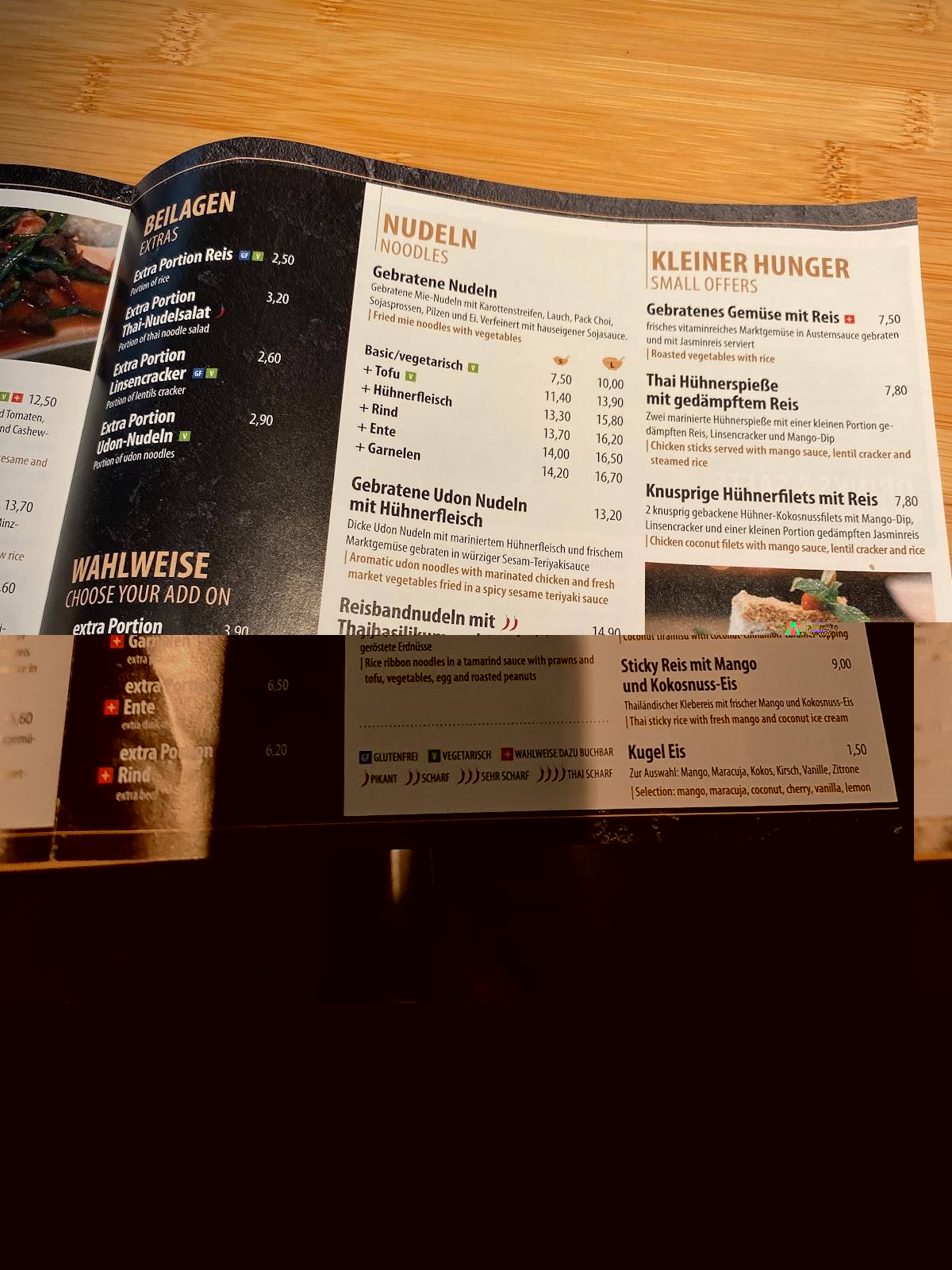 Menu at Natcha - Modern Thai Food restaurant, Düsseldorf, Eingang ...