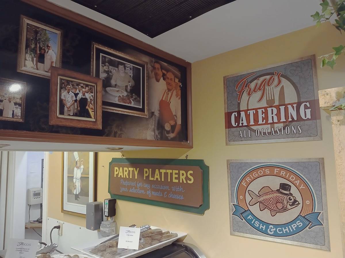 Menu at Frigo Foods restaurant, East Longmeadow