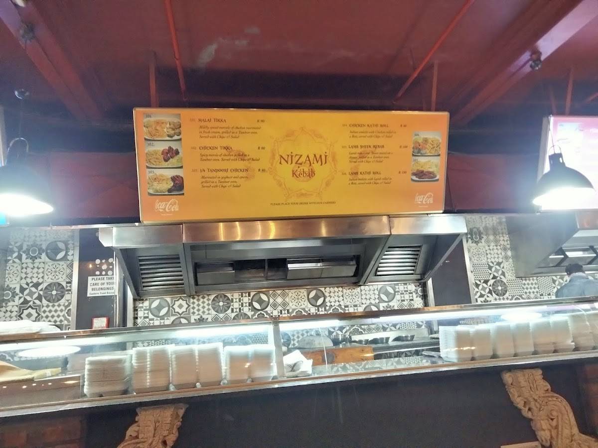 Menu at Eastern Food Bazaar restaurant, Cape Town, 96 Longmarket St