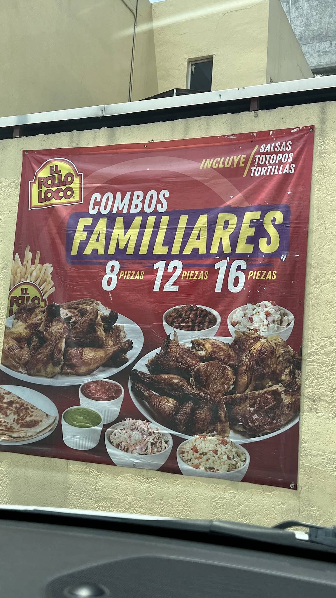 Carta del restaurante El Pollo Loco, Monterrey, Gonzalitos #150 nte