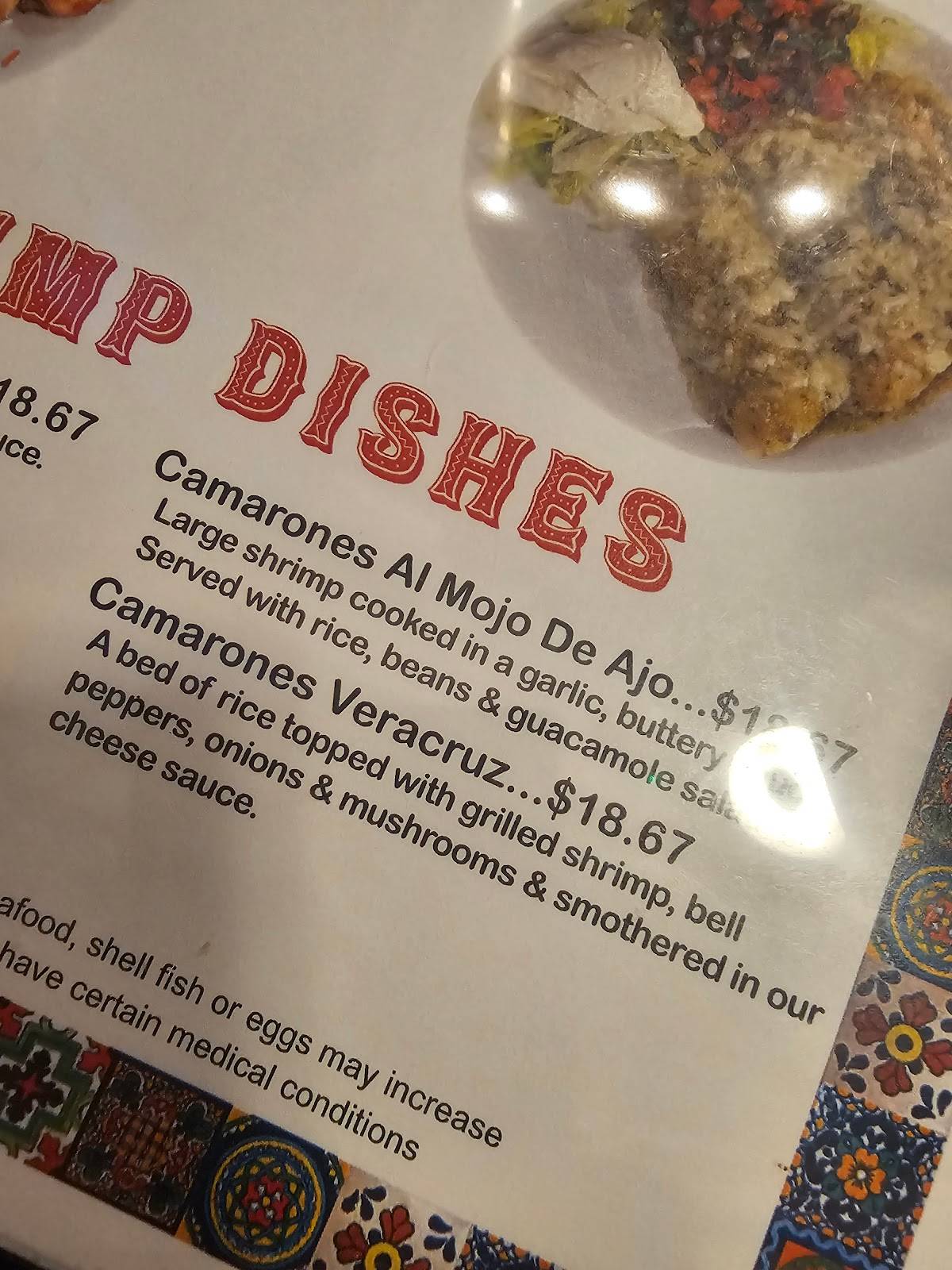 Menu at El Ranchito Mexican Cuban Restaurant, Leesburg