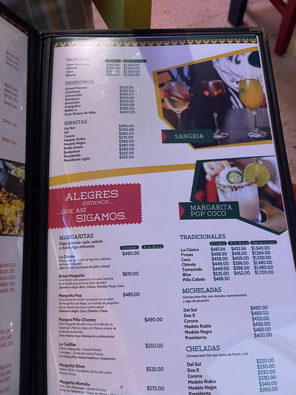 Carta del restaurante El Taquito Norteño - Arroyo Hondo, Santo Domingo