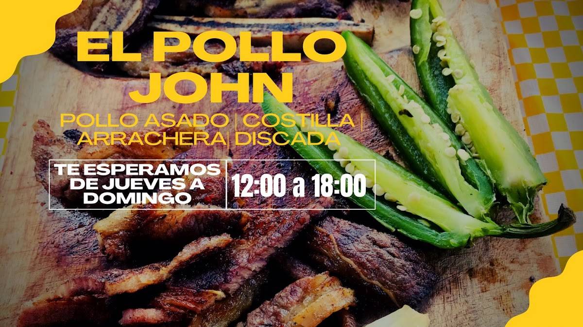 Carta del restaurante El pollo John, Mexico