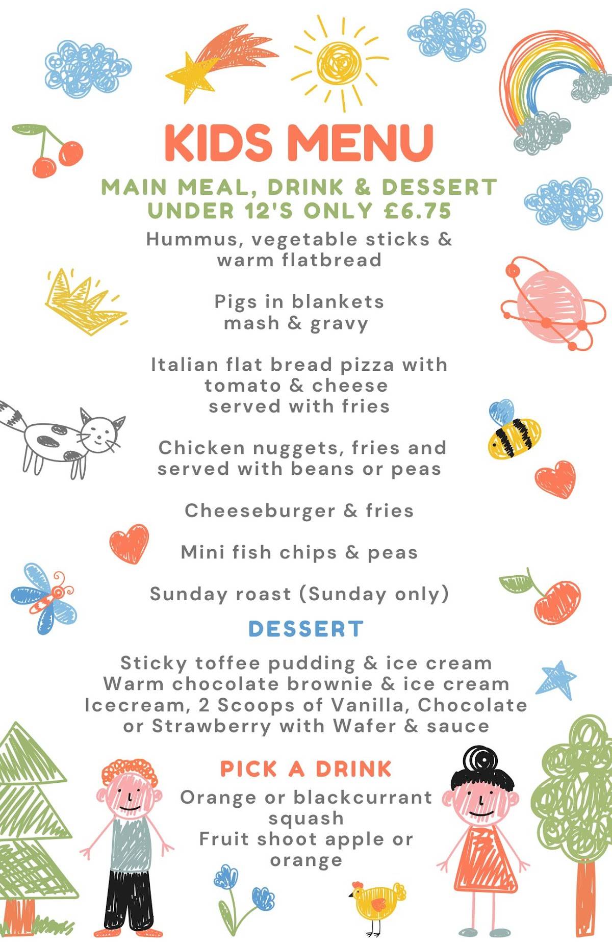 Menu at Euxton Mills pub & bar, Chorley, Wigan Rd