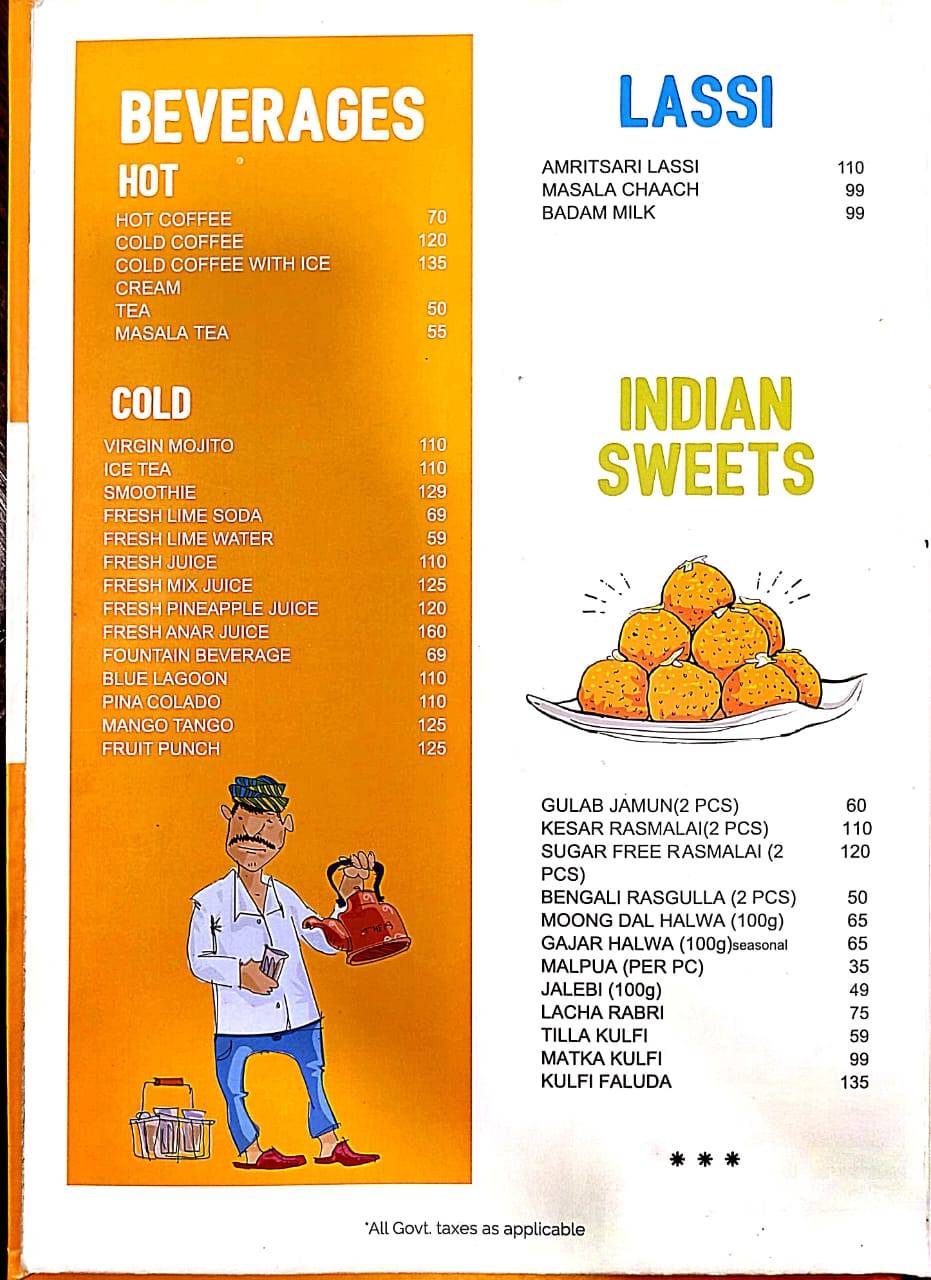 Menu at Evergreen Restaurant & Sweet House, New Delhi