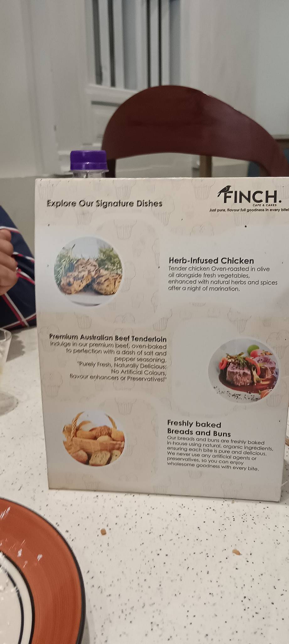 Menu at FINCH CAFE N CAKES, Kottayam, HGV9+P2Q