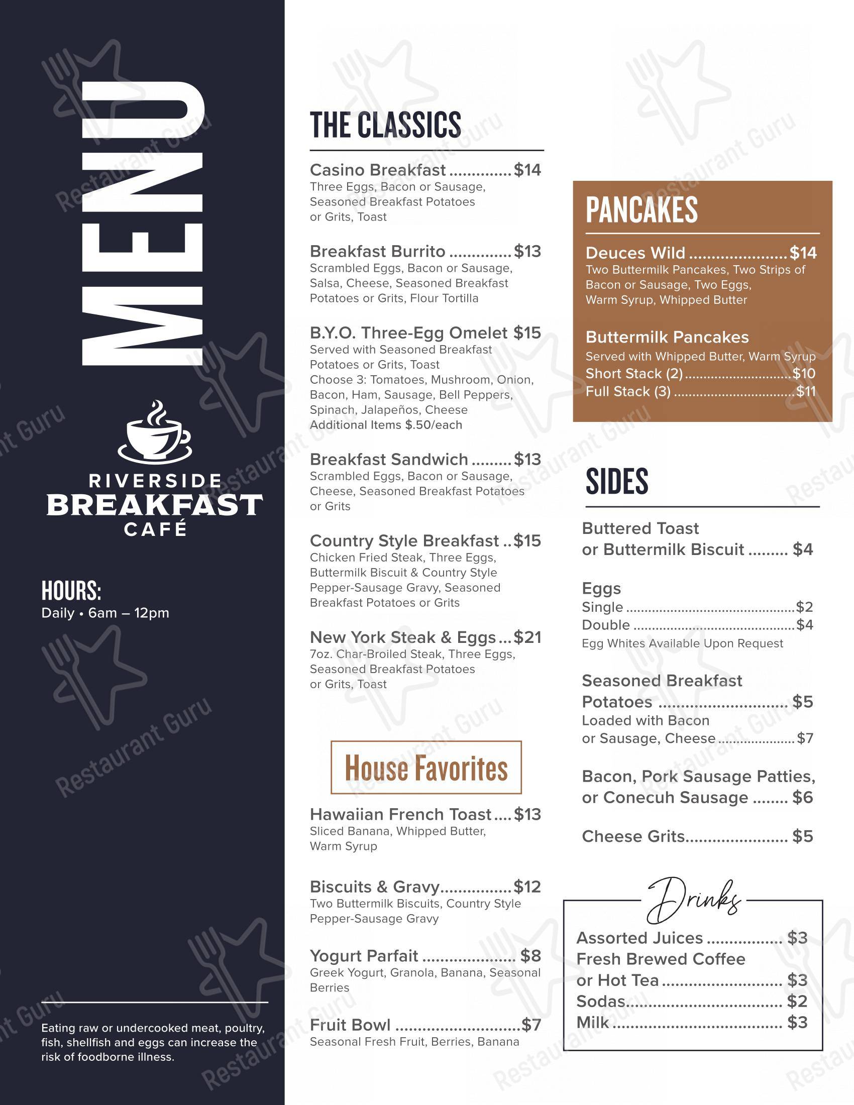 Menu at FIRE Steakhouse at Wind Creek Wetumpka, Wetumpka