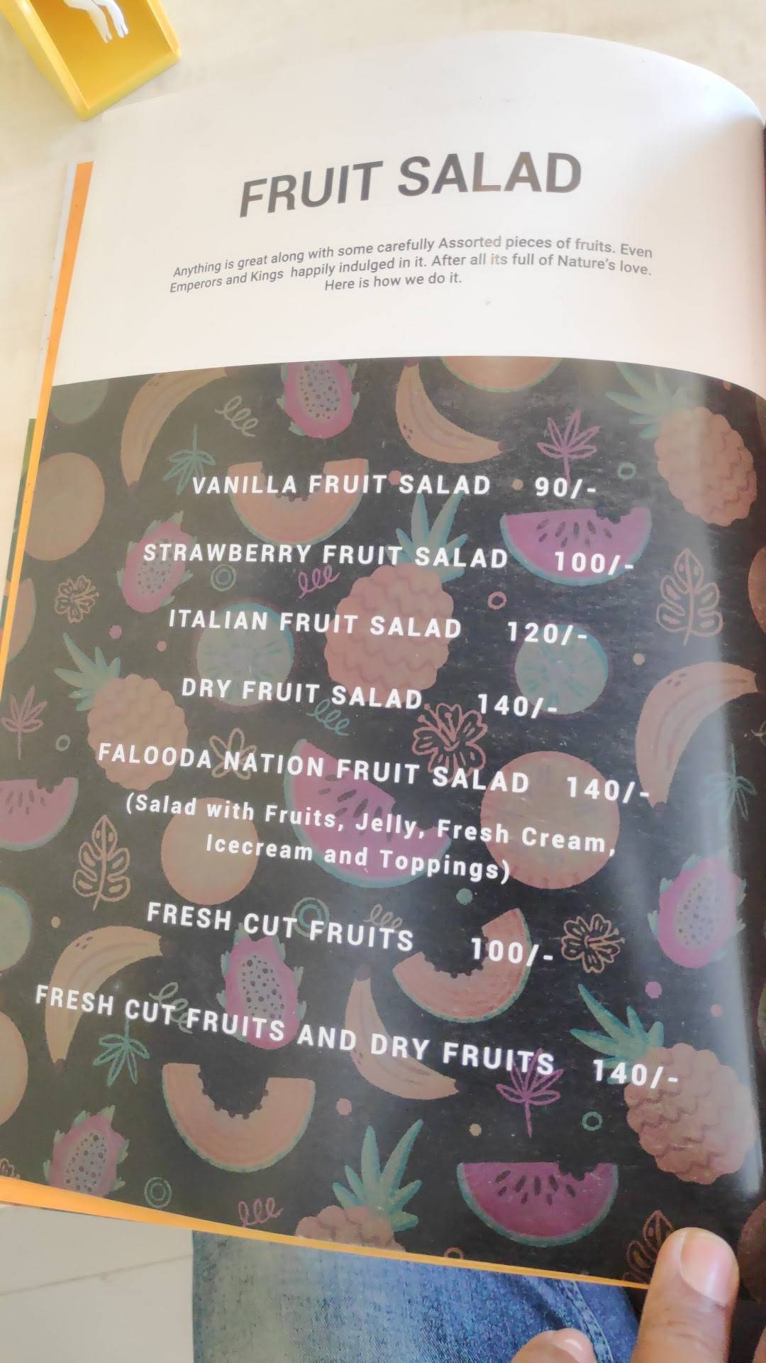 Menu at Falooda Nation Hsr Layout, Bengaluru, 191