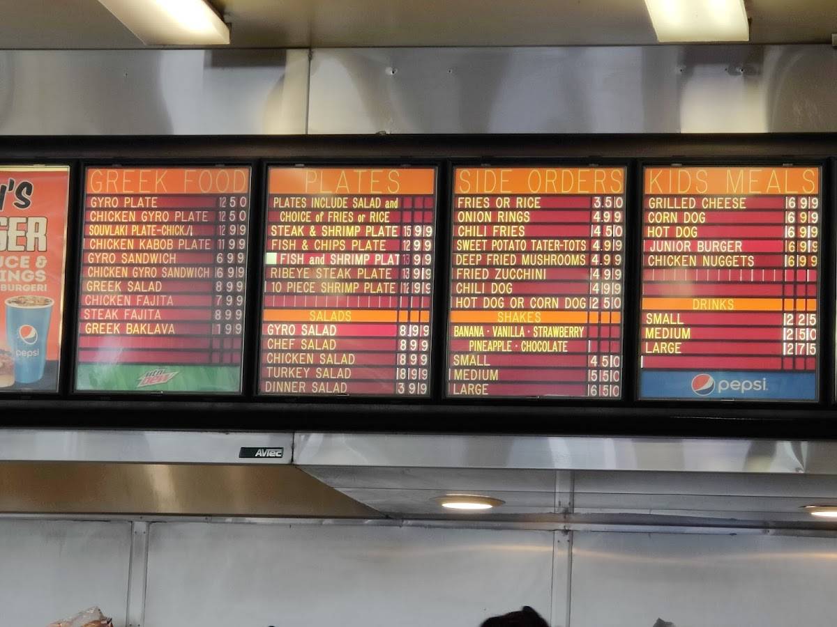 Menu at Jumbo Burgers fast food, Ogden, W 2700 N