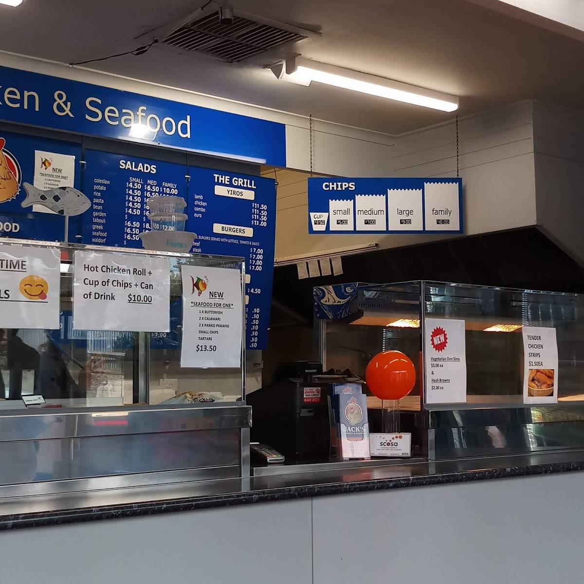 Menu at Jack's Chicken & Seafood fast food, Grange
