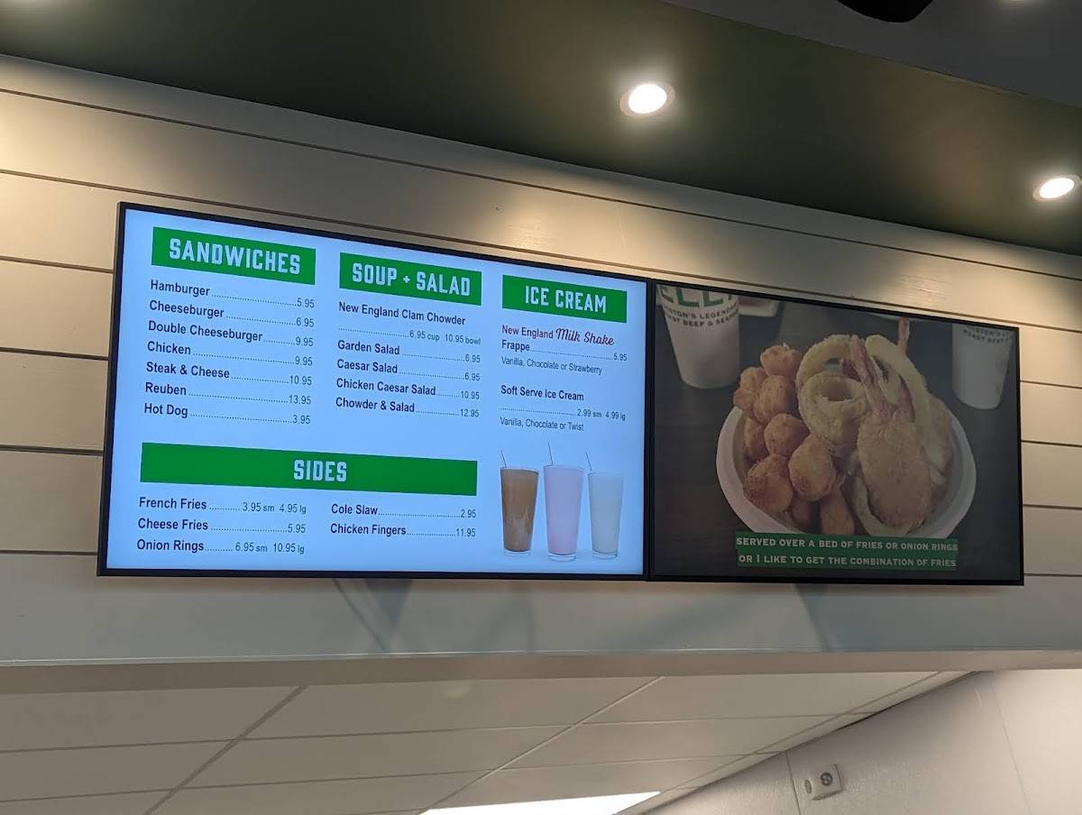 Menu at Kelly's Roast Beef Naples fast food, Bonita Springs