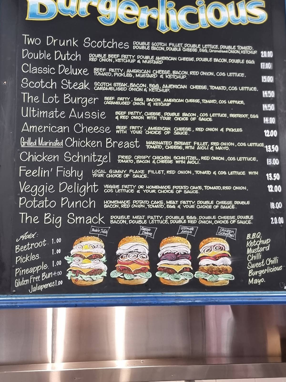 Menu at Sami’s Fish & Chips Burke Rd fast food, Glen Iris