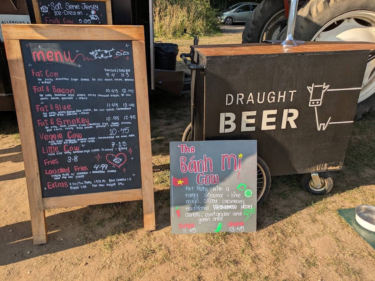 Menu at Fat Cow Norfolk restaurant, Fakenham