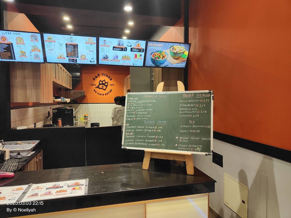 Menu at Fat Tiger, Ahmedabad