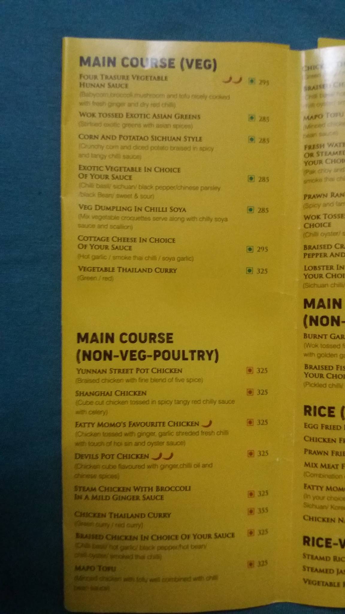 Menu at Fatty Momos -Asian Kitchen, Navi Mumbai