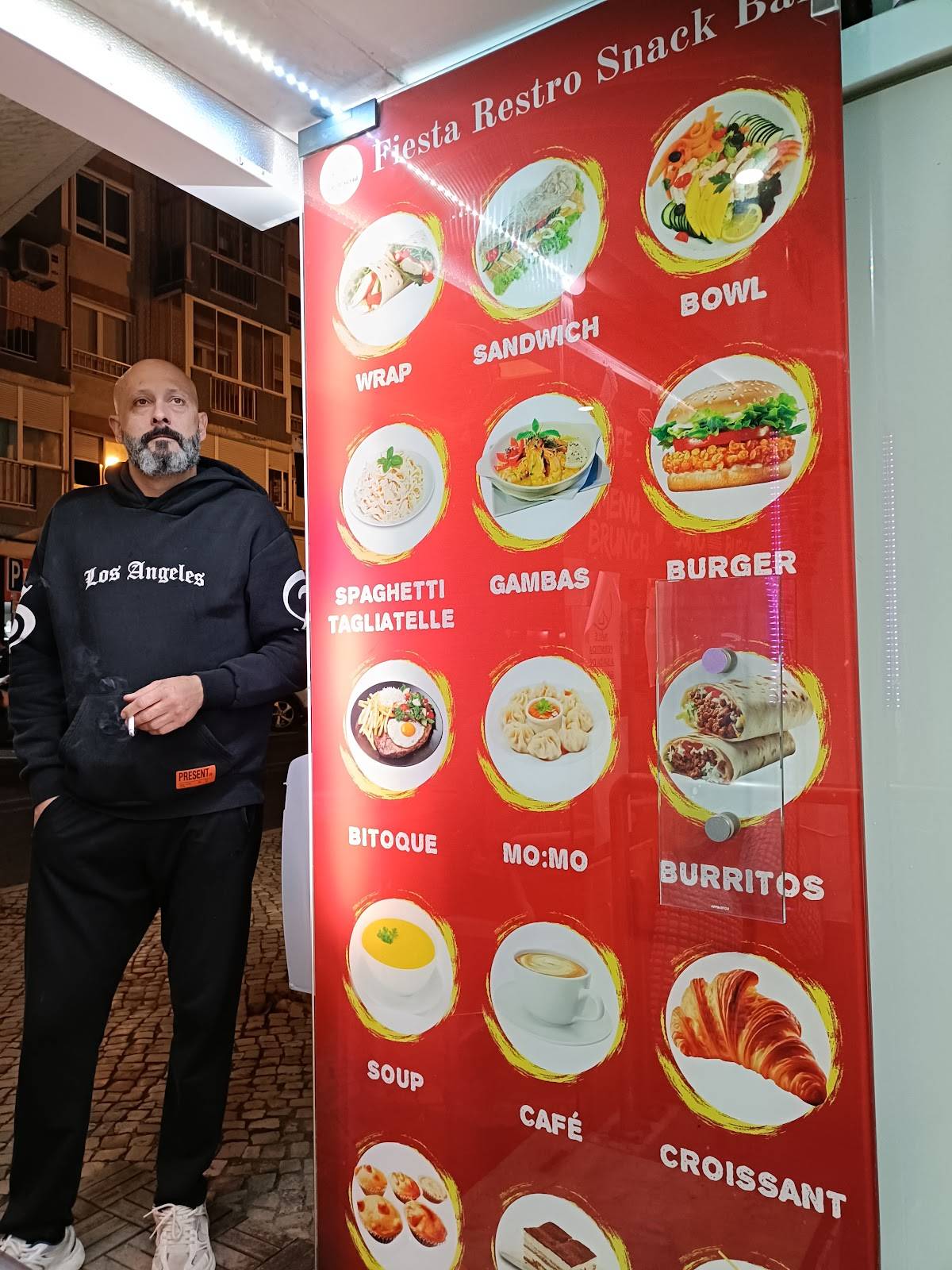 Menu at Fiesta Restro And Snack Bar, Lisbon
