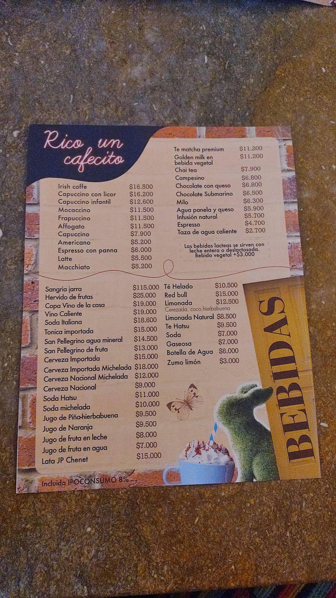 Carta del restaurante Figo, Pasto, Cl 20 #40-20