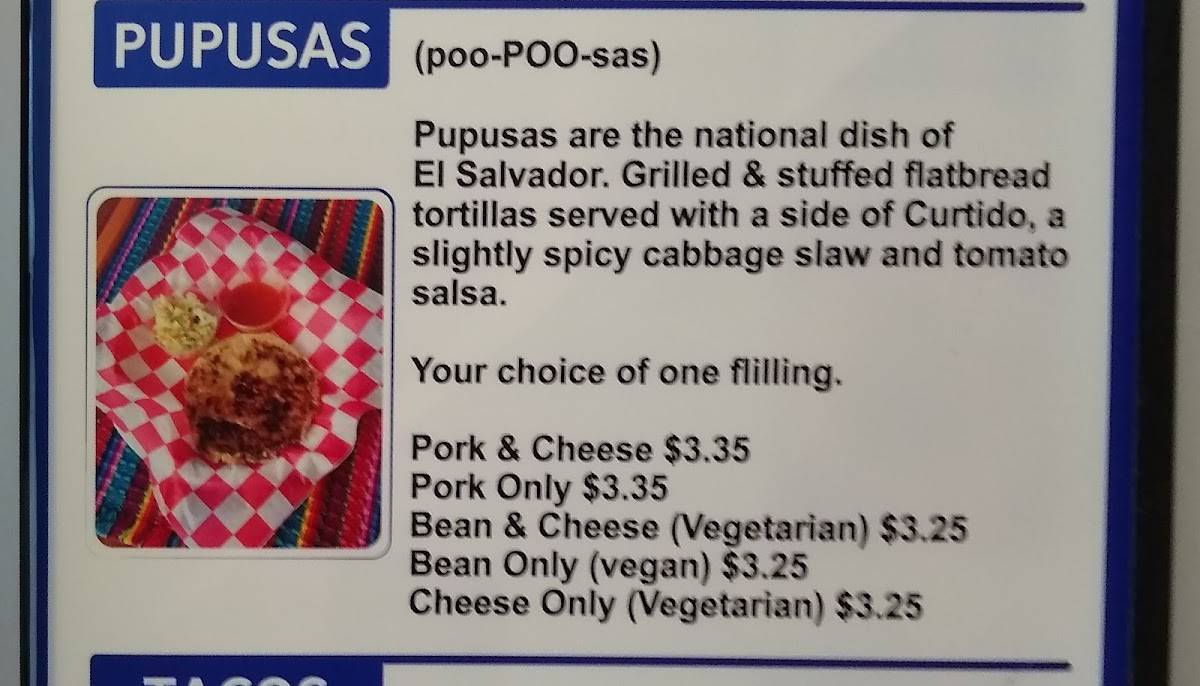 Menu at Finca Coffee cafe, Madison