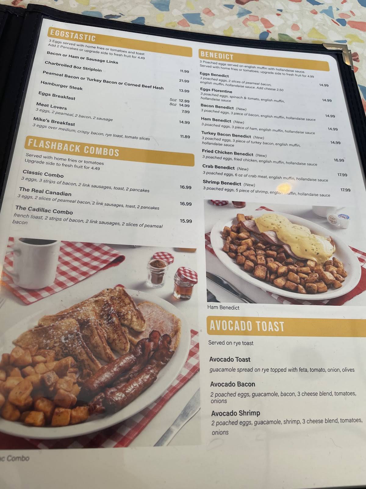 Menu at Flashback Breakfast & Lunch Barrie, Barrie