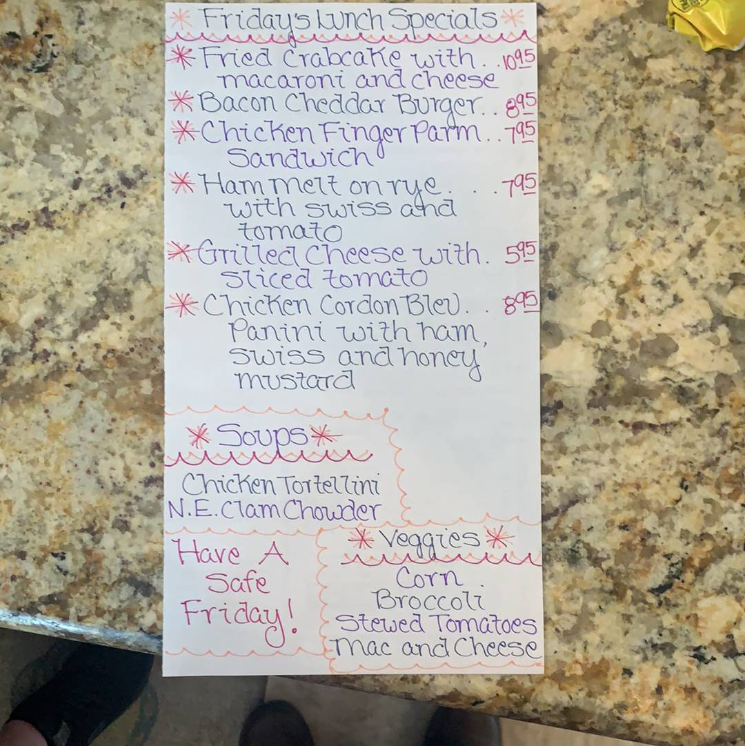 Menu at Folcroft Diner restaurant, Folcroft