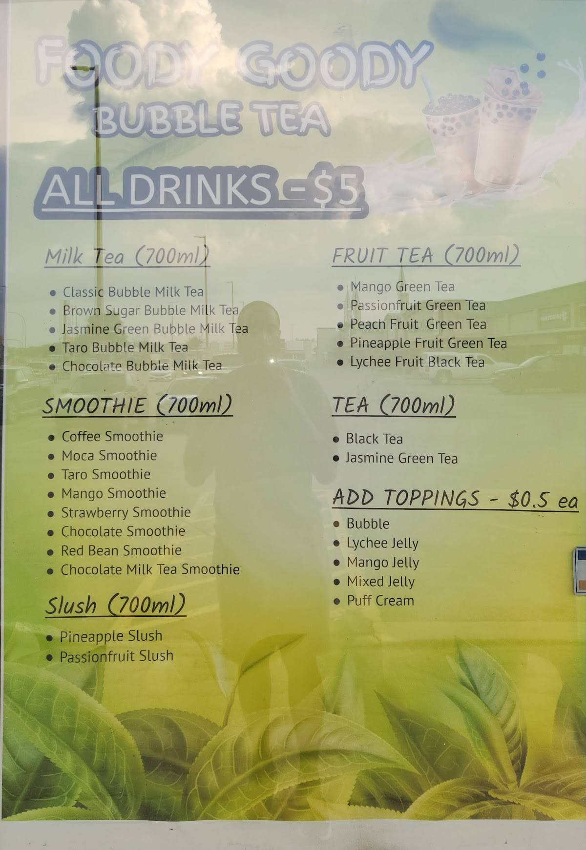Menu at Foody Goody Chinese Buffet Restaurant, Winnipeg, Regent Ave W